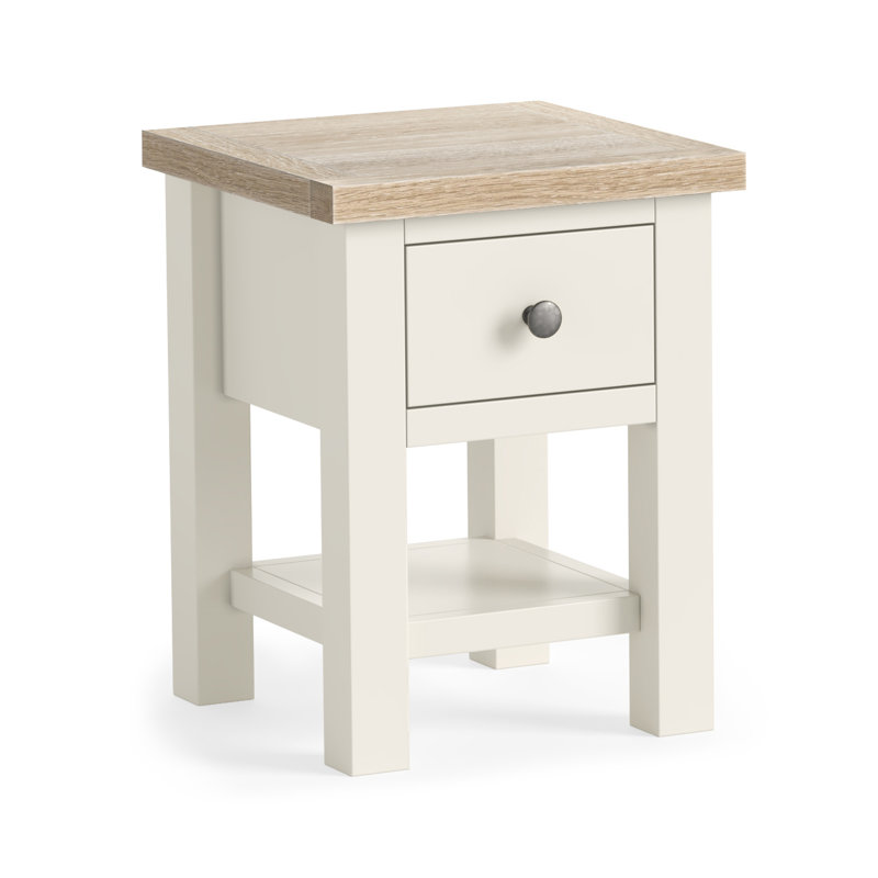 ClassicLiving Achicam Heysham Ivory Side Table with Storage | Wayfair.co.uk